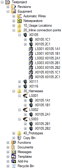 8.17.4 Inline connectors in the structured tree